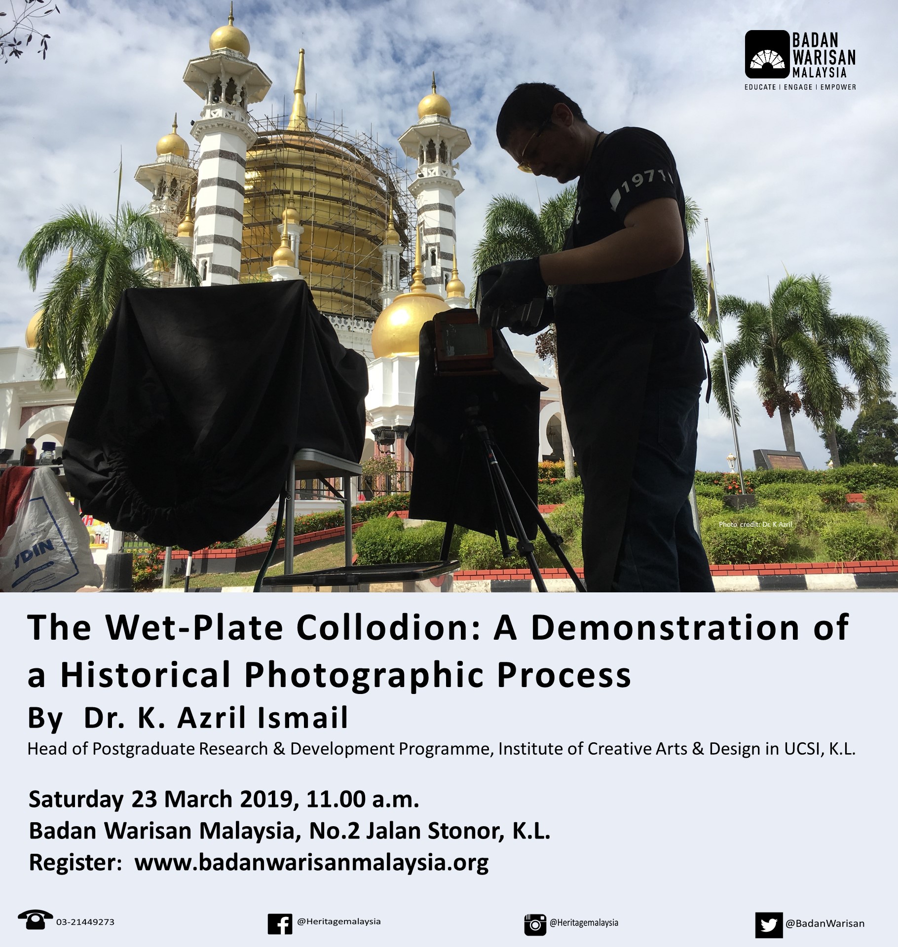 The Wet Plate Collodion: A Demonstration of a Historical Photographic ...