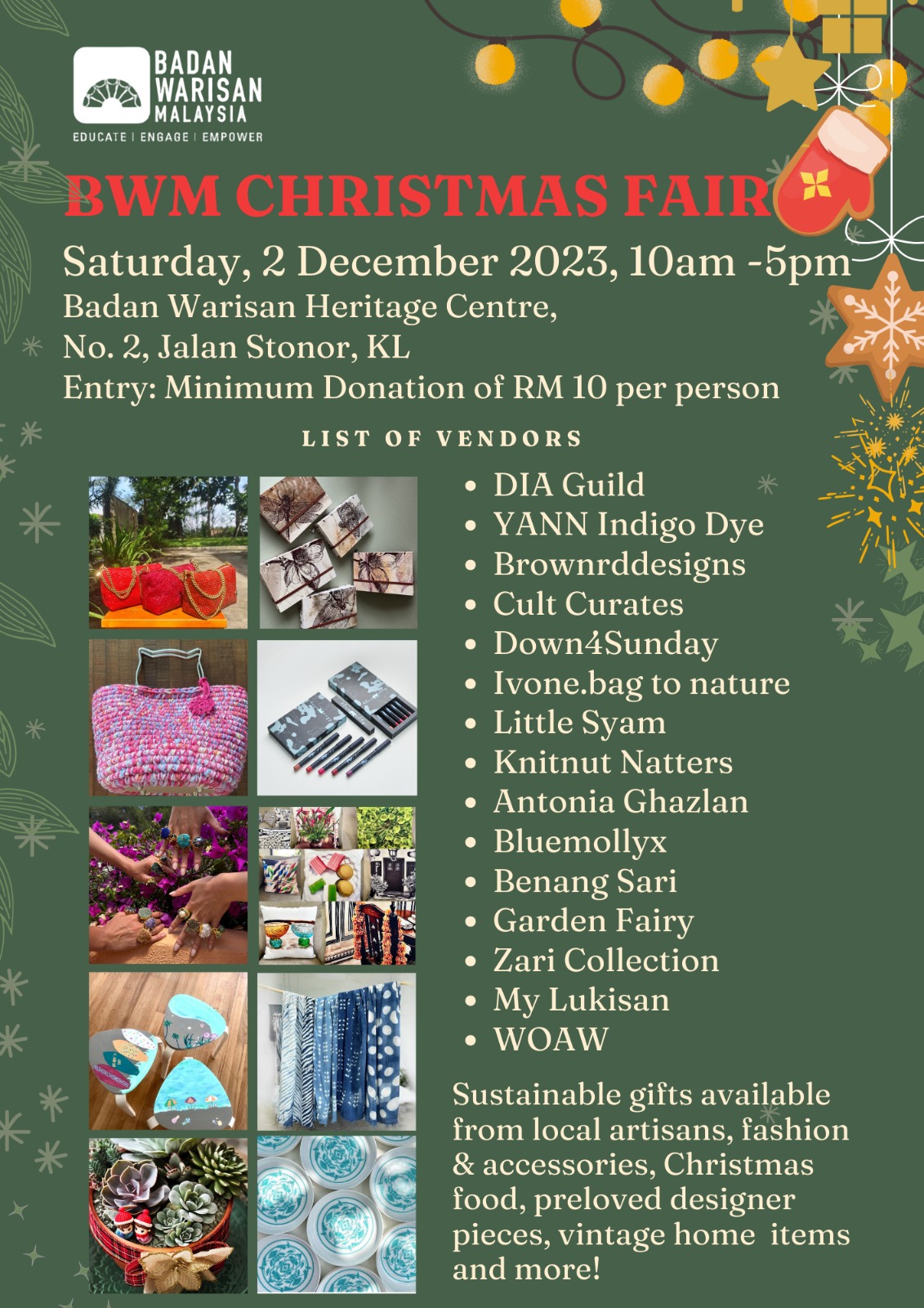 BWM Christmas Fair 2023 « © 2026 BADAN WARISAN MALAYSIA. All rights ...