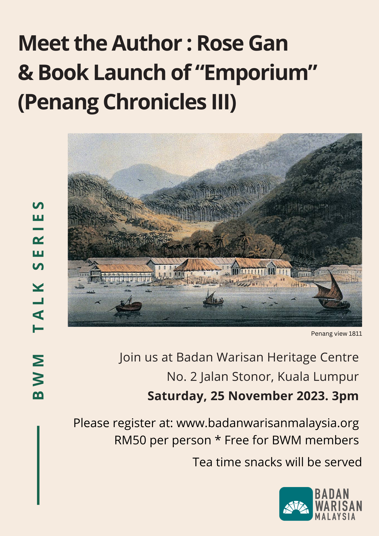 Meet the Author : Rose Gan & Book Launch of “Emporium” (Penang ...