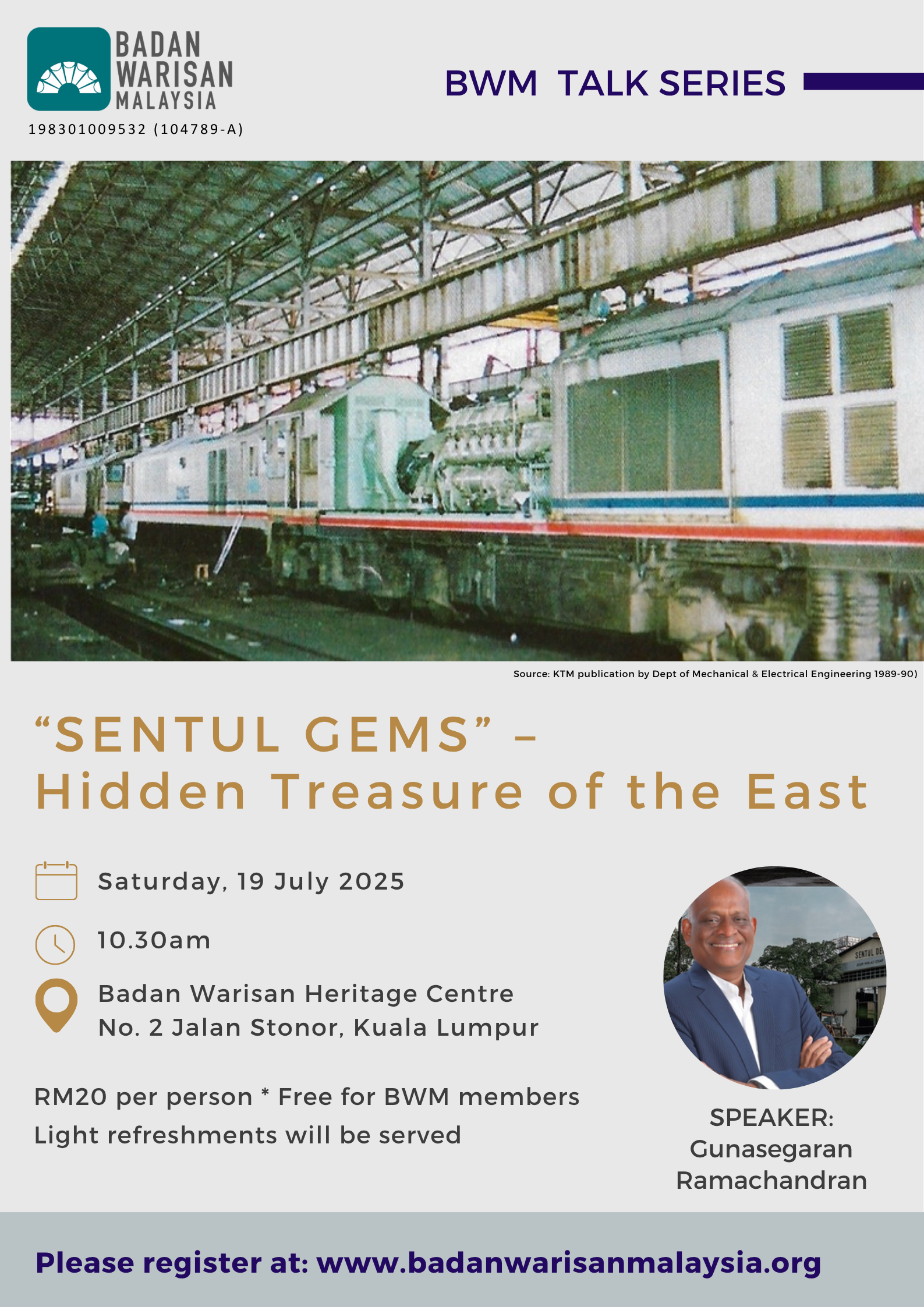 BWM Talk Series: ‘SENTUL GEMS” – Hidden Treasure of the East’ by ...